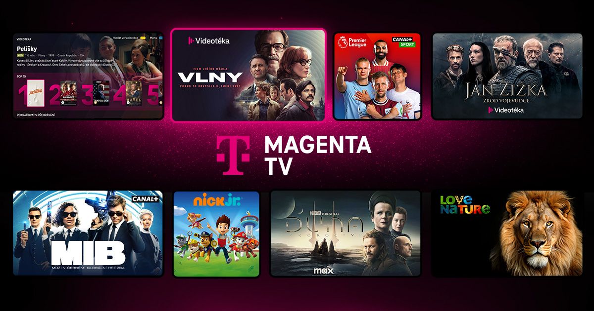 Seznam televizních kanálů MAGENTA TV - T-Mobile.cz